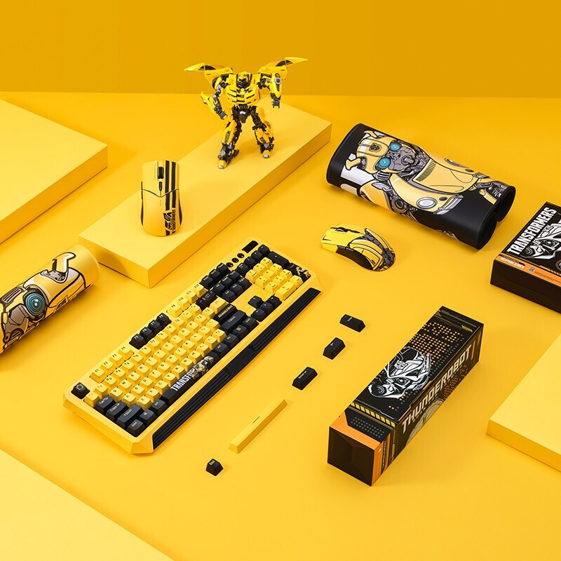 Thunderobot x Transformers Bumblebee Special Edition Mouse Keyboard Set ...