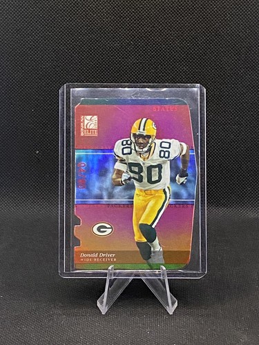 2003 Donruss Elite Donald Driver Rare Red Ruby Status 4/80 Die Cut ...