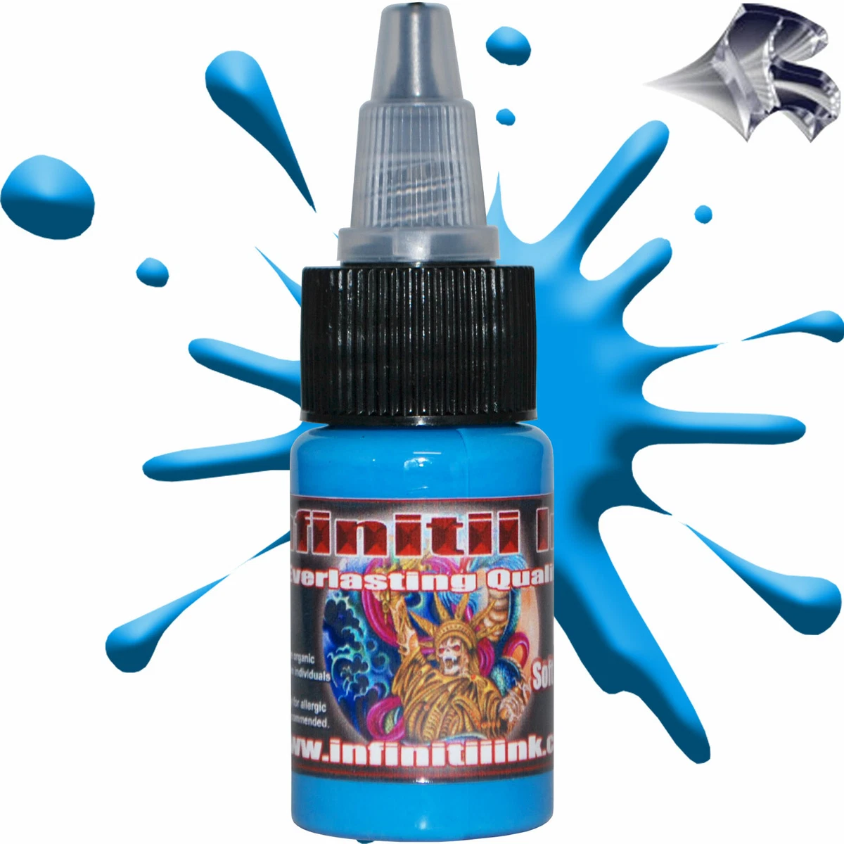 Metallic Blue Tattoo Ink