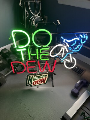 Do The Dew-mountain dew neon sign vintage | eBay