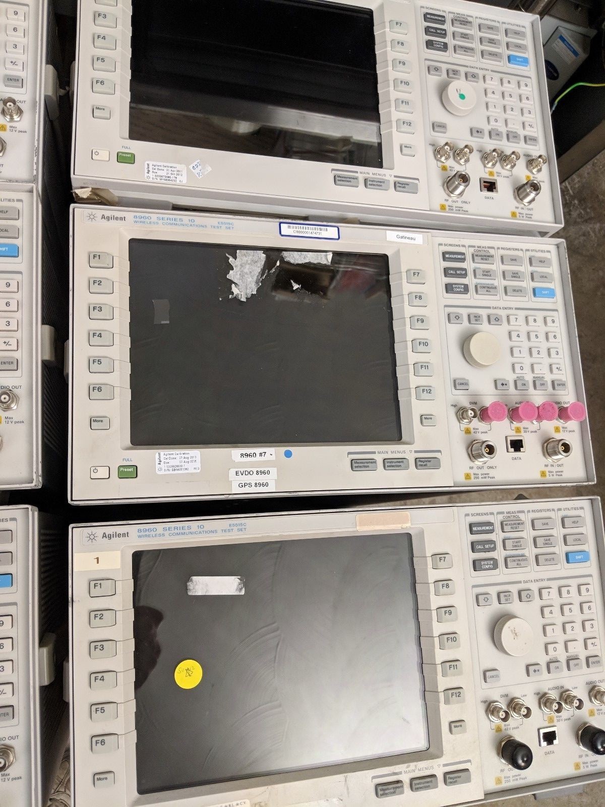 LOT OF (6) Agilent 8960 Series 10 E5515C Wireless Communication Test ...