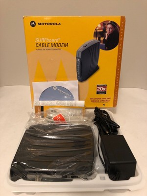 NEW Open Box Motorola DOCSIS 2.0/1.1 SURFboard Cable Modem TCP/IP Data ...