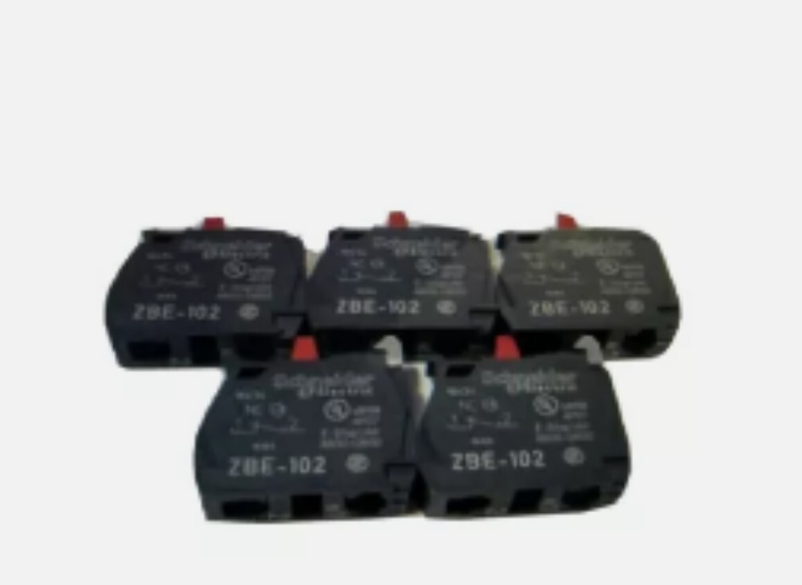 5 piece set of ZBE-102 single contact block silver alloy screw clip ...