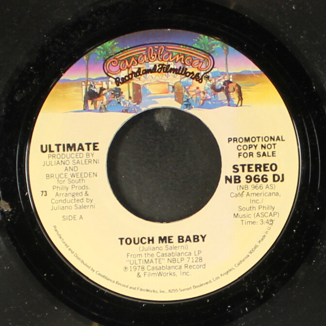 ULTIMATE: touch me baby / mono CASABLANCA 7" Single 45 RPM | eBay