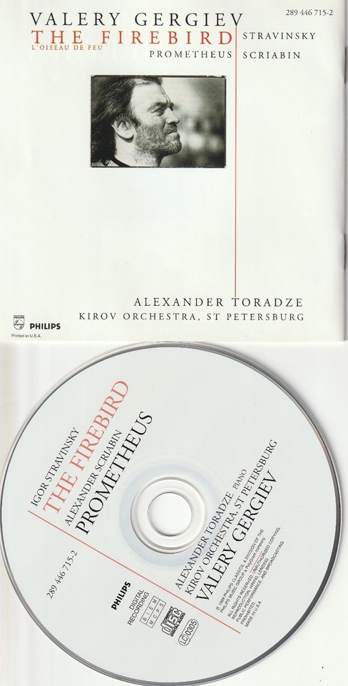 Stravinsky: The Firebird; Scriabin: Prometheus (CD, Jun-1998, Philips ...