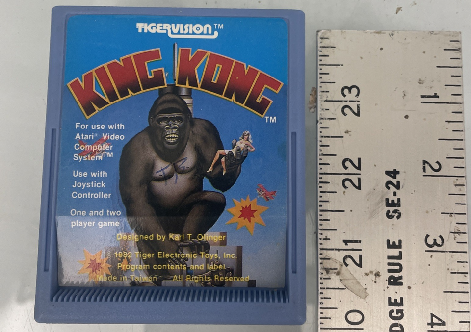 Tigervision KING KONG Game Cassette for Atari Video Computer System ...