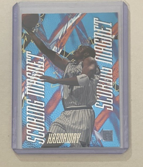 Anfernee Hardaway 1995-96 Fleer Metal Scoring Magnet Insert #1 Tough ...