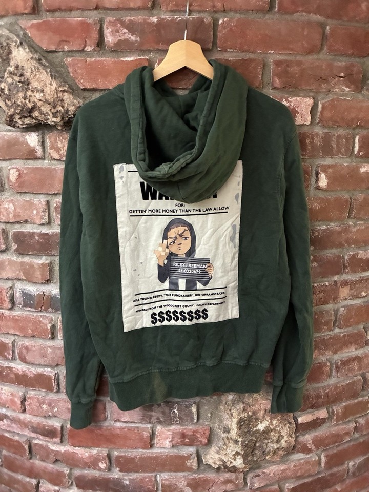 The Boondocks Wanted Riley Hoodie Size Medium | eBay