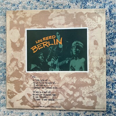 Lou Reed, Berlin LP (1973) Very good/ like new condition | eBay