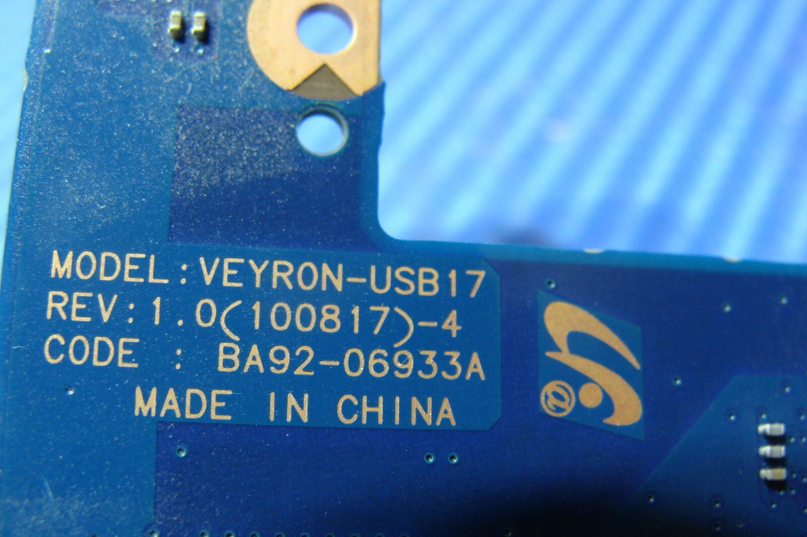 Samsung 17.3" NP-RF710-S02US OEM USB Board w/Cable VEYR0N-USB17 BA92 ...