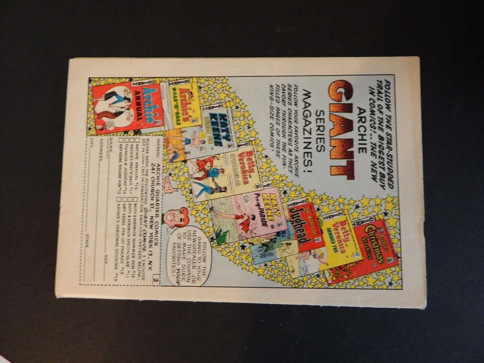 Archie's Madhouse # 16 Dracula Wolfman monsters 1961 see pics free ship ...