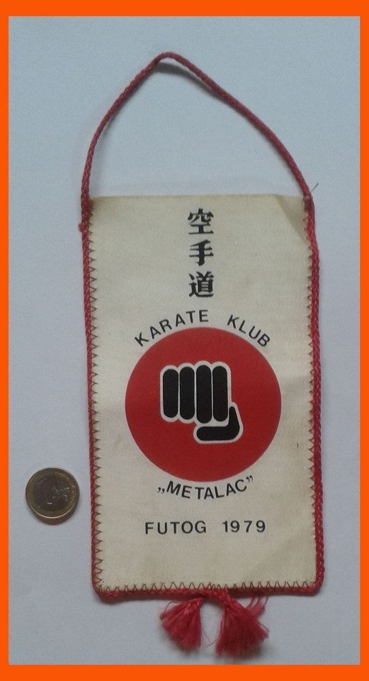 Karate Club Futog 1997 Pennant Flag Yugoslavija Metalac | eBay