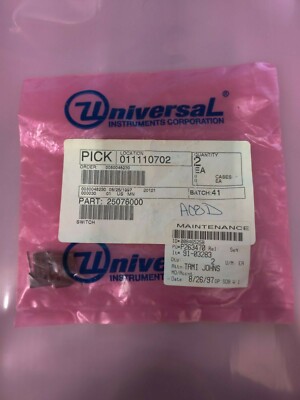 Universal Instruments Switch 25076000 Pack 2 | eBay