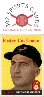 1958 Topps #416 Foster Castleman | eBay