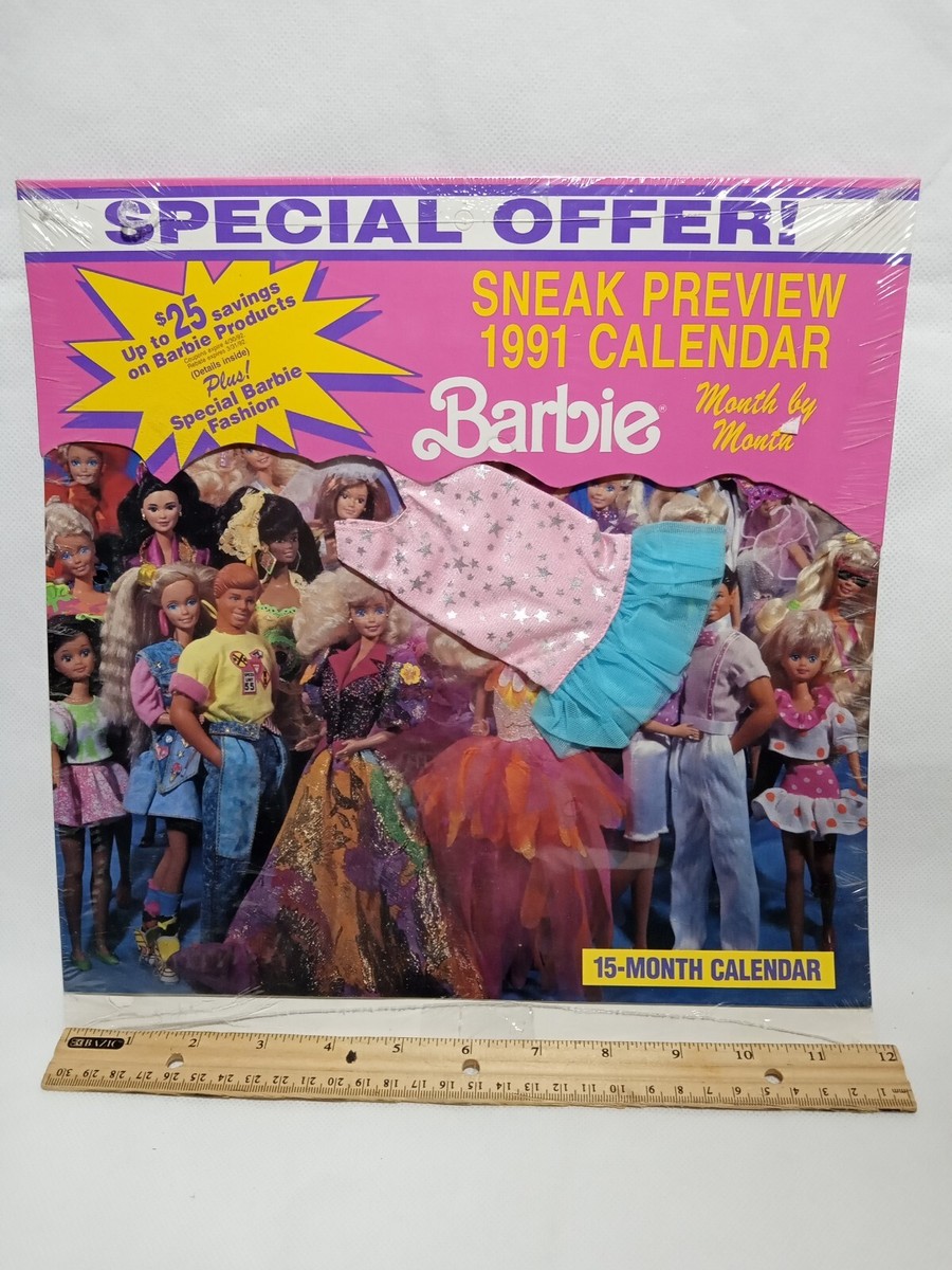 Vintage Barbie Calendar