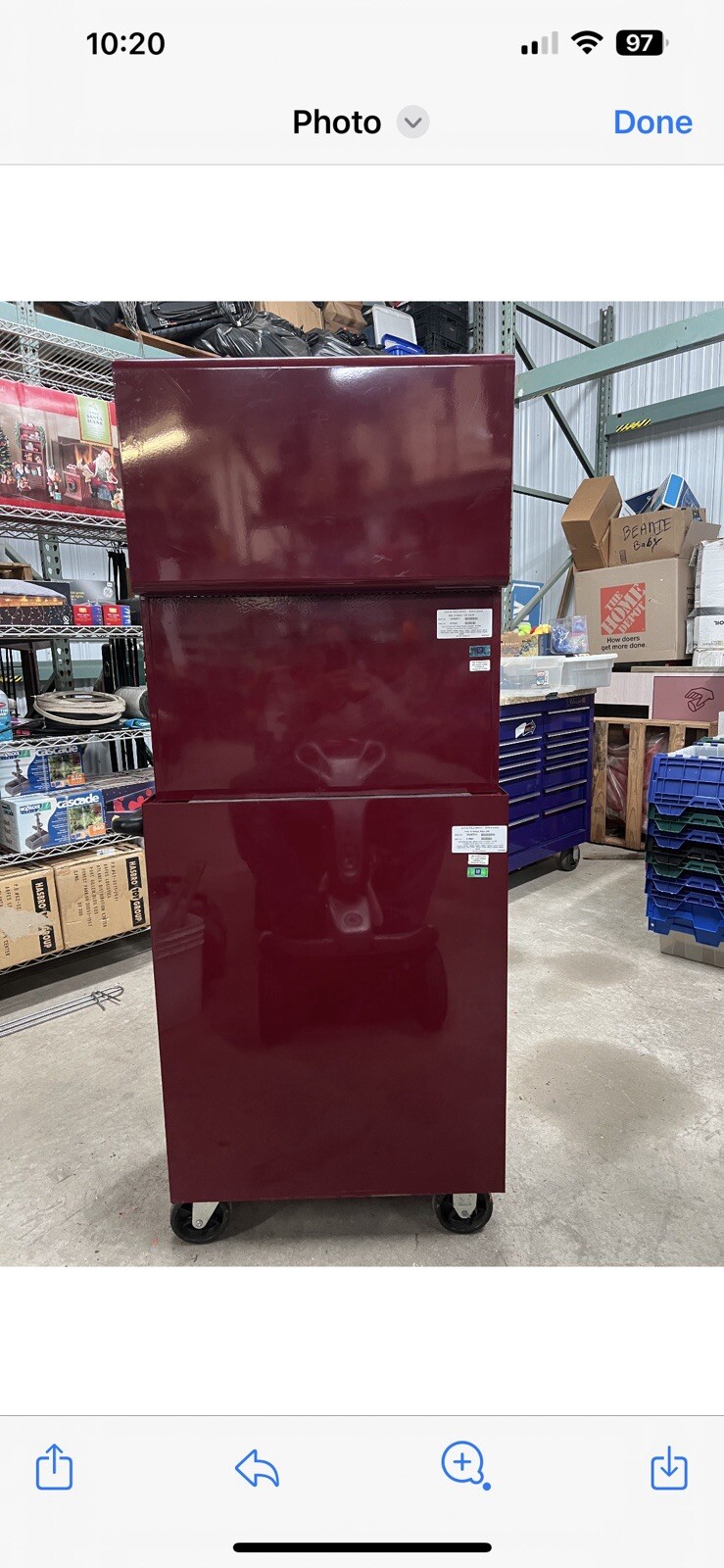 SNAP-ON “ CORVETTE“ 50th ANNIVERSARY ROLLING TOOL BOX KRA4007BPJB. N. J ...