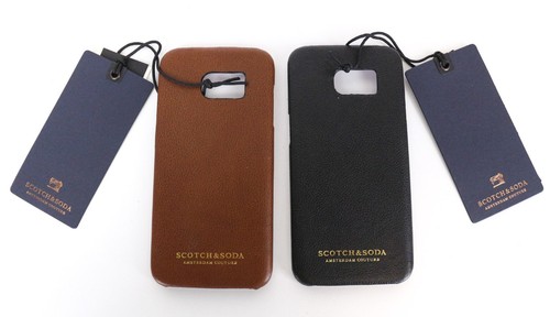 SCOTCH & SODA Men Phone Case OS Brown Black Samsung Galaxy S7 Cow ...