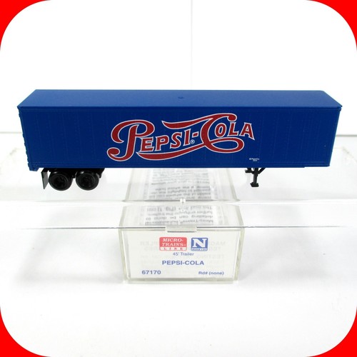 N Scale ***PEPSI-COLA*** 45' Billboard Trailer Van --- Micro Trains ...
