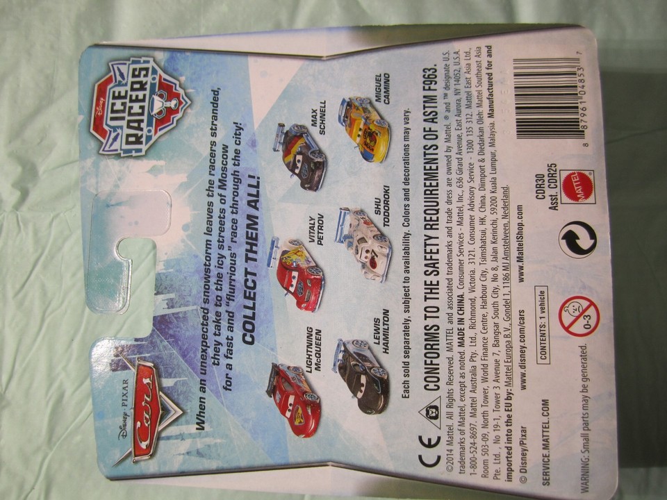 DISNEY PIXAR CARS ICE RACERS RAOUL CAROULE 2015 NEW | eBay
