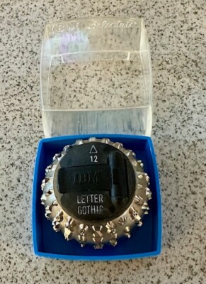 IBM Selectric I and II Element - Letter Gothic (12 Pitch) Elite | eBay