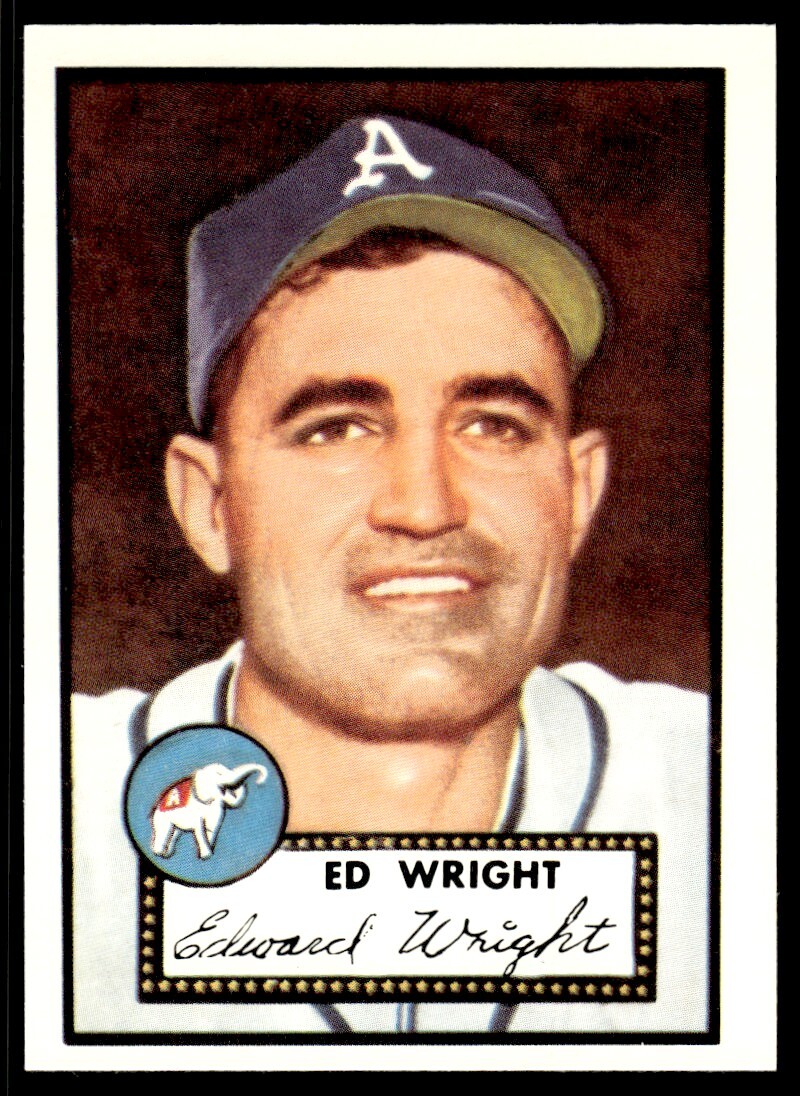 1983 Topps 1952 Reprint Series Ed Wright Philadelphia Athletics #368 | eBay