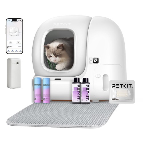 PETKIT PuraMax 2 Self Cleaning Cat Litter Box App Control/Odor-Free with K3& N50 | eBay