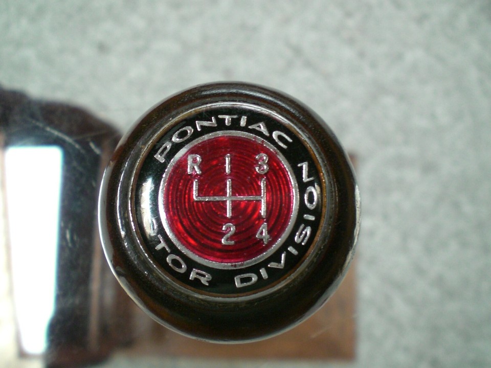 GTO/Trans Am 69-71 Original Pontiac GM PMD Hurst 4 Speed Walnut Shift ...