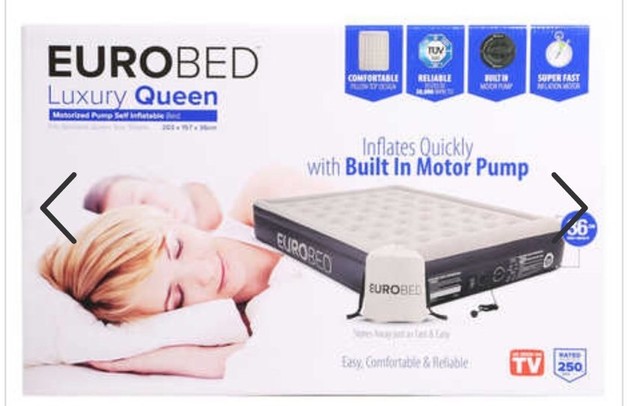 EUROBED RR16-9212 Queen Fabric Bed - Grey for sale online | eBay