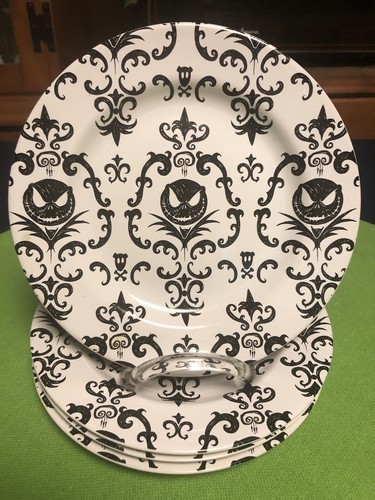 Disney Nightmare Before Christmas Jack Skellington Plates 8.25" Set 4 ...