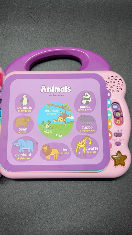 Leap Frog Scout & Violet 100 Words Book ~ BILINGUAL Music Read ...