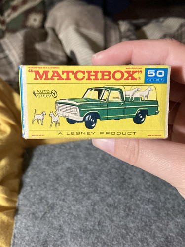 Matchbox By Lesney Made In England Kennel Truck No.50 1968 W/box And ...