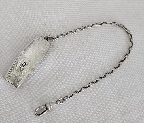 VINTAGE HICKOK STERLING BELTOGRAM VEST POCKET / BELT LOOP WATCH FOB | eBay