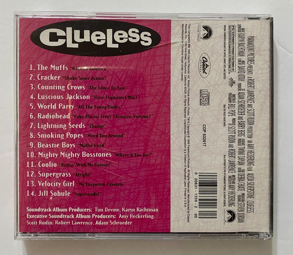 Clueless - Original Motion Picture Soundtrack - Capitol Records – CDP ...