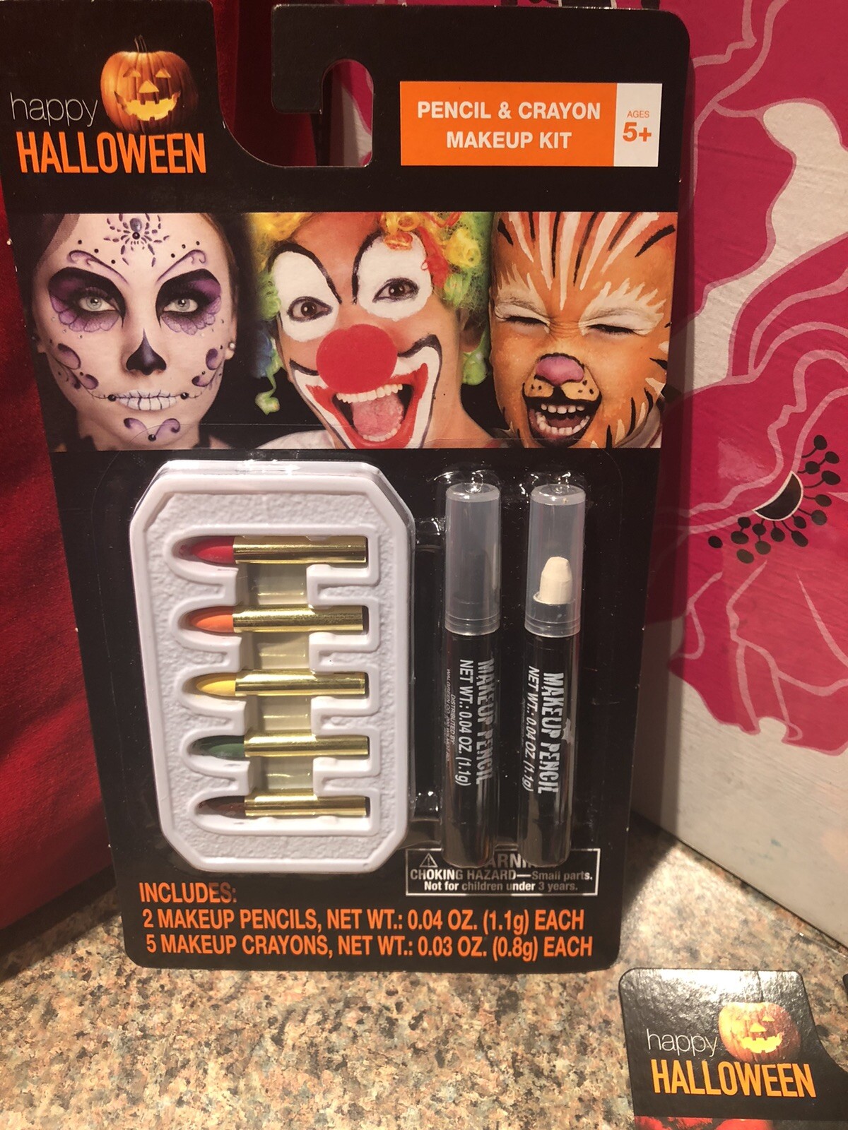 Happy Halloween Pencil &Crayon Makeup Kit& Grease Make Up &adul Vampire ...
