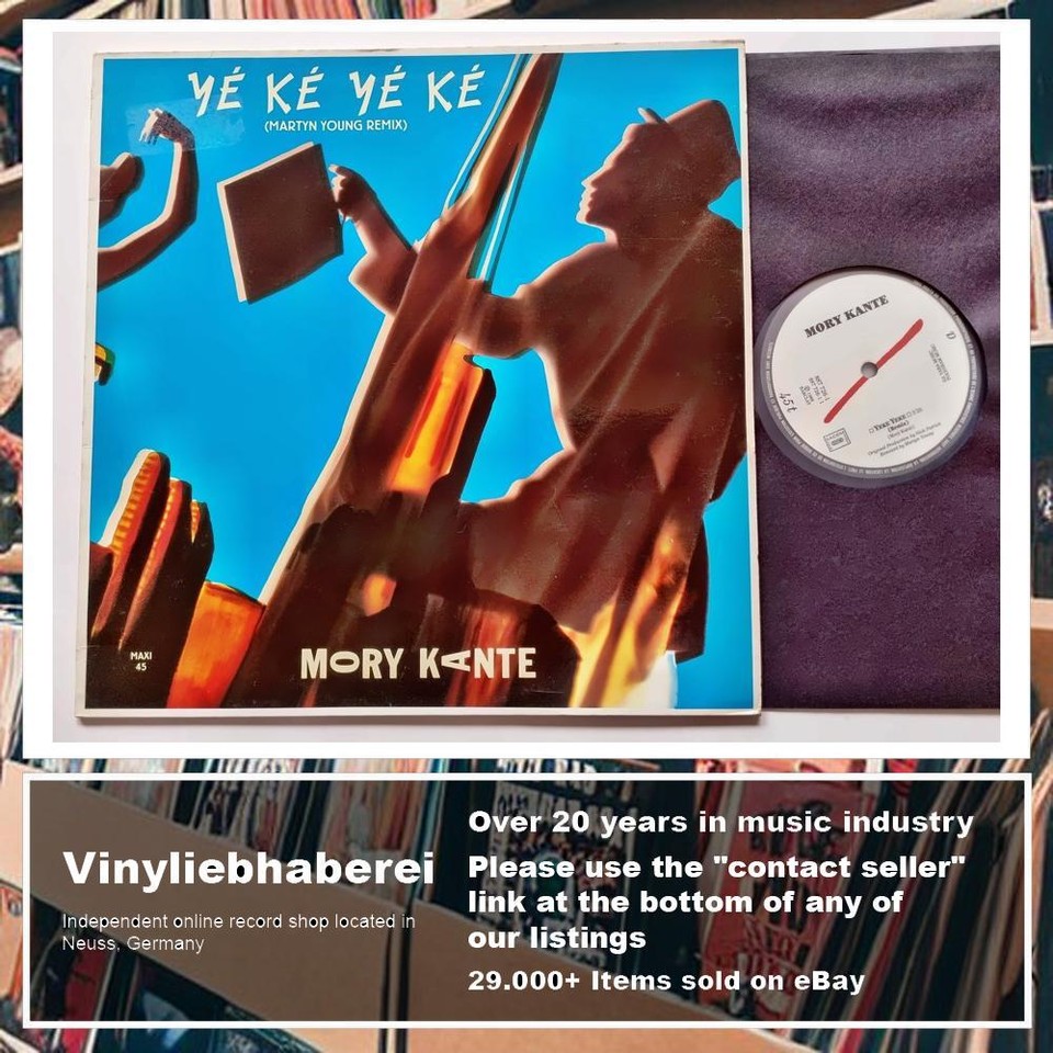 Mory Kante - Yé Ké Yé Ké (Martyn Young Remix) 12'' Vinyl Maxi France | eBay