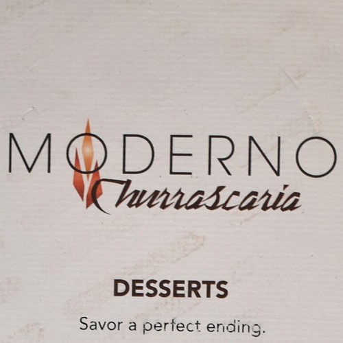 2000s Moderno Churrascaria Brazilian Steakhouse Menu Norwegian Lines ...