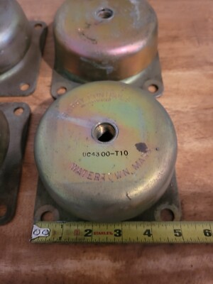 FOUR VIBRATION DAMPENERS MACHINE ISOLATORS BARRY CONTROLS UC4300-T10 | eBay