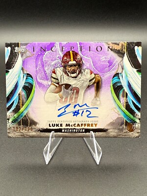 2024 Topps Inception Luke McCaffrey On Card Autograph /125 | eBay