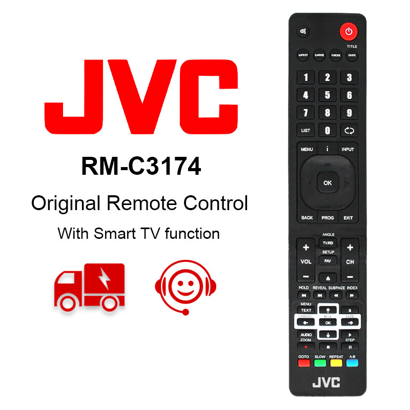 Genuine Rm-c3174 Remote Control for JVC Lt-42c550 Lt42c550 42" LED TV ...