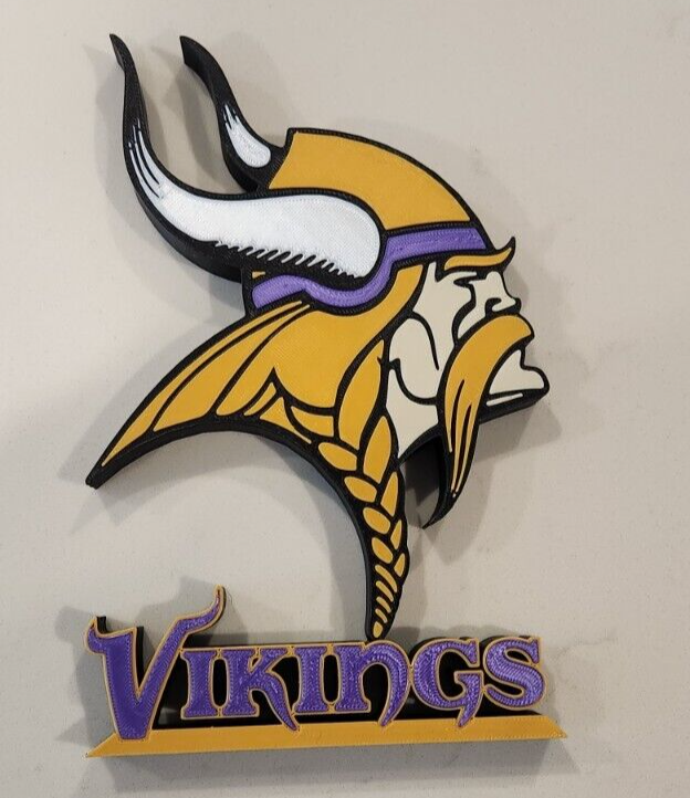 minnesota vikings 3d printed logo | eBay