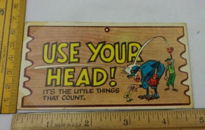 Wacky Plak Topps vintage card Baseball Use your head! #81 | eBay