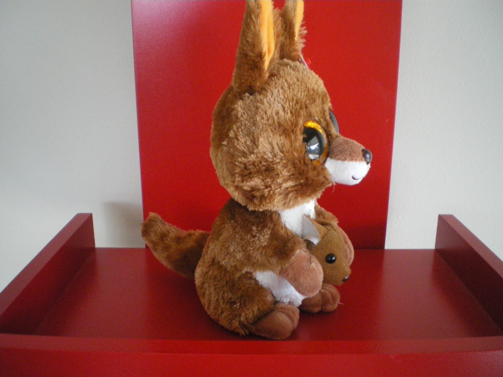 Ty Beanie Boos KIPPER KANGAROO 6 inch NWMT. NEW WITH JOEY IN THE POUCH ...