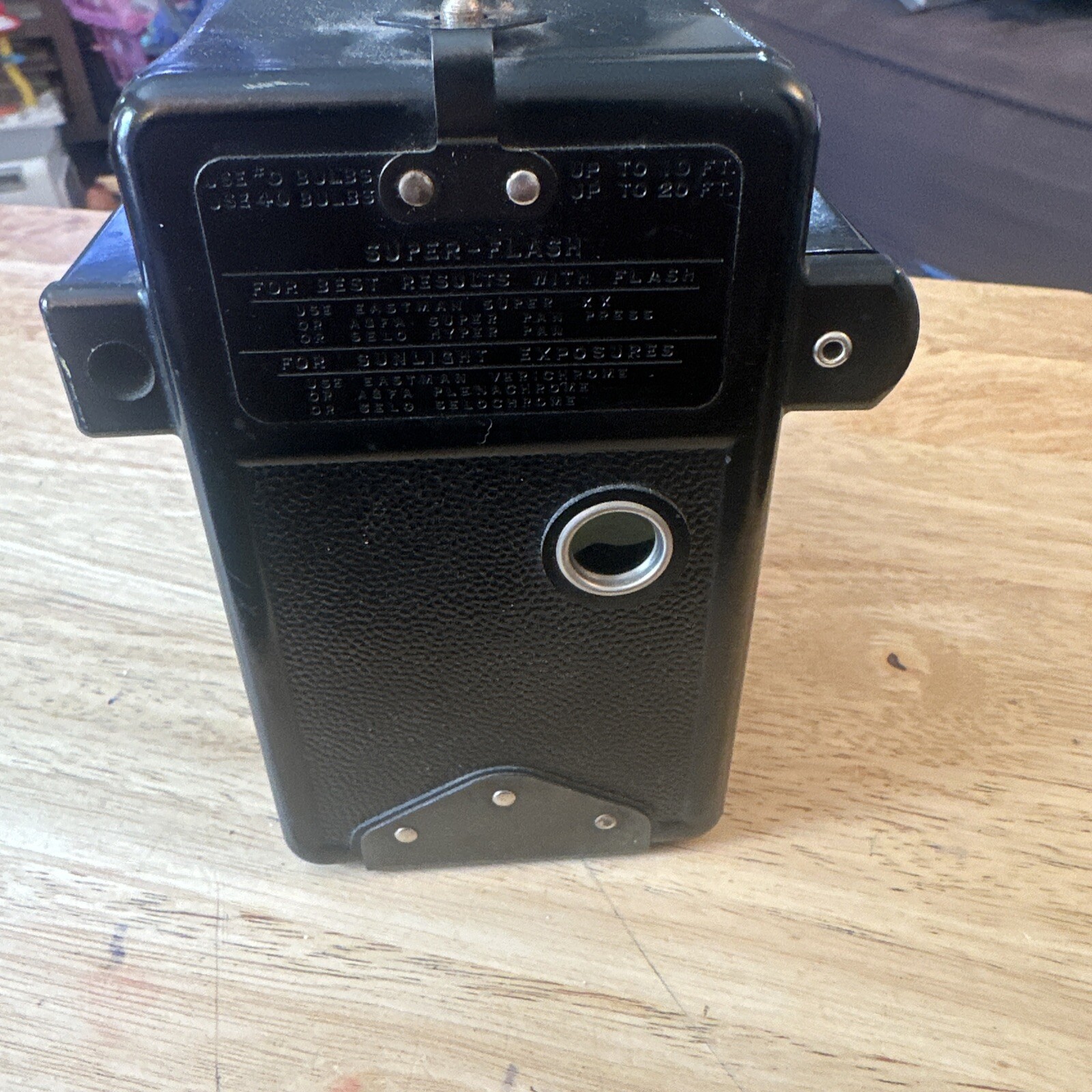 VINTAGE EARLY 1950s SPARTUS PRESS FLASH CAMERA No Bulb | eBay