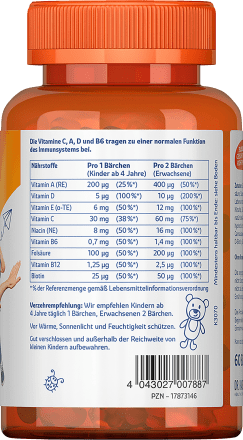 2x Kids Multivitamin Bears Vegan Sugar-free Vit C, D E A; Ships from ...