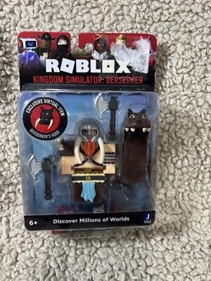 Roblox Kingdom Simulator: Berserker Figure + Exclusive Virtual Item ...