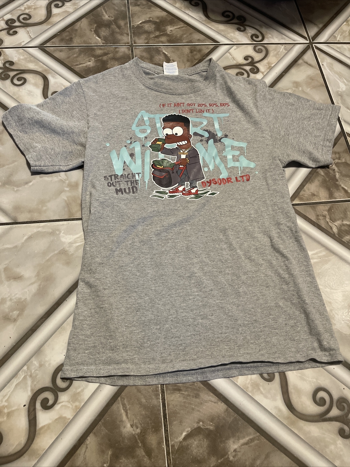 Bart The Simpsons BOOTLEG Mens Small - Gem