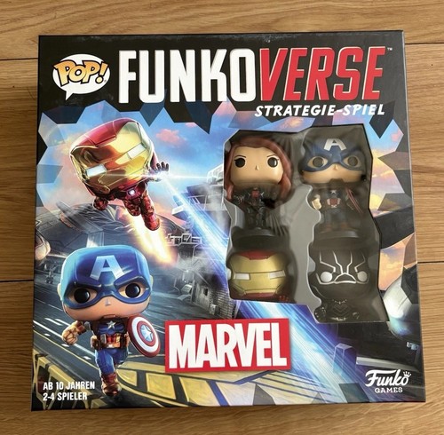 Funkoverse Marvel 100 Strategy Game 4 Funko Pop Figures Sealed Box New ...