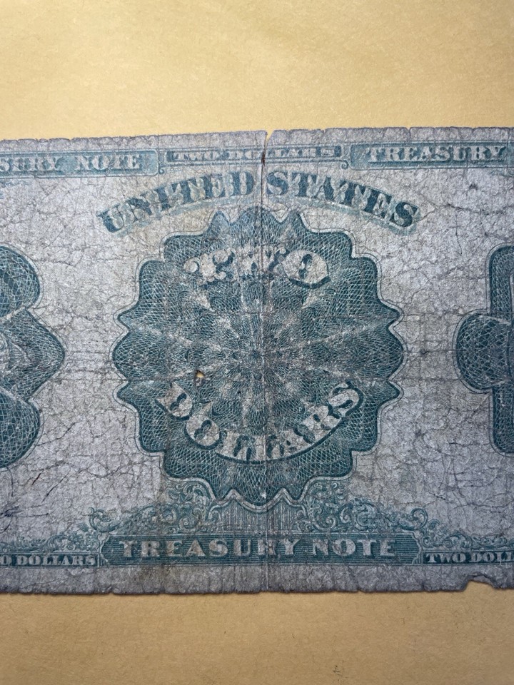 US Currency 1891 $2 Treasury Note Red Seal “McPherson” 7.5x3 | eBay