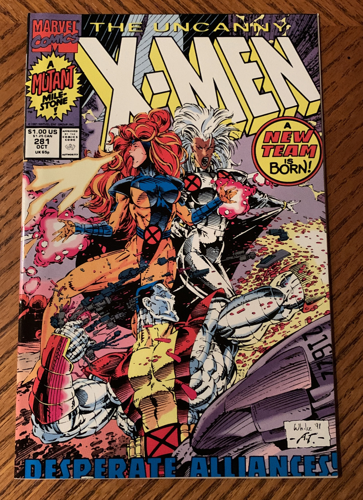 Marvel Comics Uncanny X-Men #281 October 1991 First Trevor Fitzroy New ...