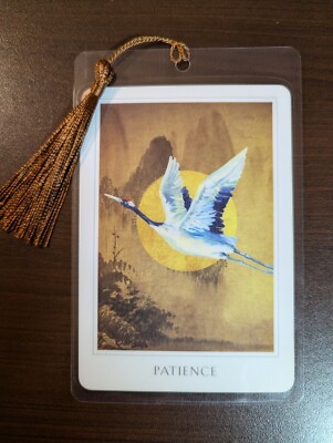 "PATIENCE" Bookmark Oracle Sacred Deck Card NEW Destiny Gif Tarot Art ...
